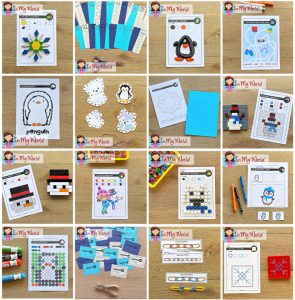 Fine Motor Printable Activities for January Morning Tubs | Bins - In My ...