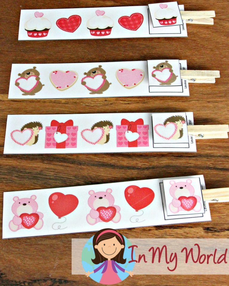 Valentine's Day Preschool Centers - In My World
