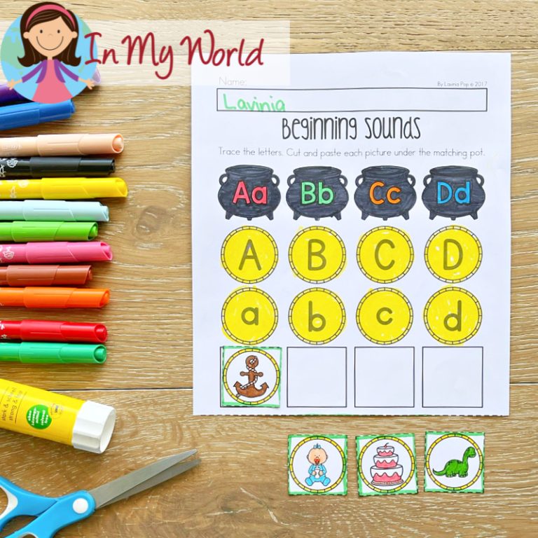 St. Patrick's Day Preschool Worksheets and Activities - In My World