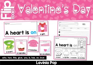 Valentine's Day Fluency Sight Word Flip Books - In My World