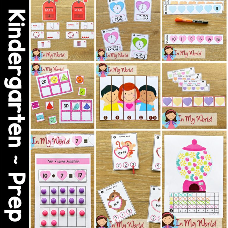 Valentine's Day Math Centers for Kindergarten | Morning Tubs / Bins ...