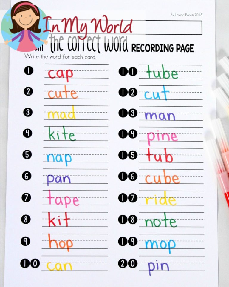 St. Patrick’s Day Literacy Centers for Kindergarten - In My World