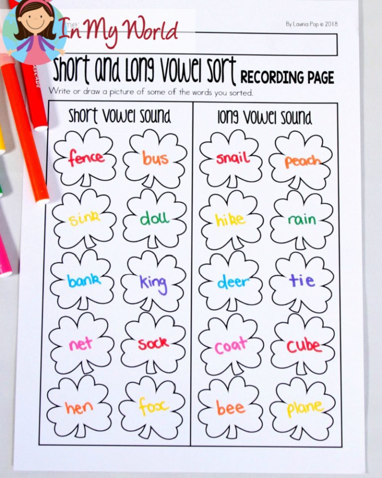 St. Patrick’s Day Literacy Centers for Kindergarten - In My World