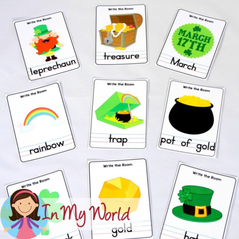St. Patrick’s Day Literacy Centers for Kindergarten - In My World
