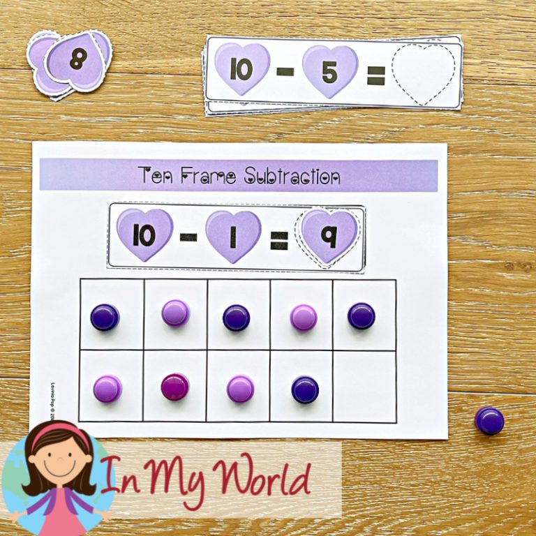 Valentine's Day Math Centers for Kindergarten | Morning Tubs / Bins ...