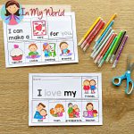 Valentine's Day Fluency Sight Word Flip Books - In My World