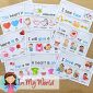 Valentine's Day Fluency Sight Word Flip Books - In My World