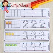 Spring Math Centers for Kindergarten | Morning Tubs / Bins - In My World