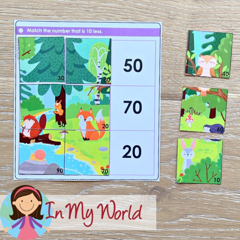 Kindergarten Morning Bins | Tubs | Centers Set 8 - In My World