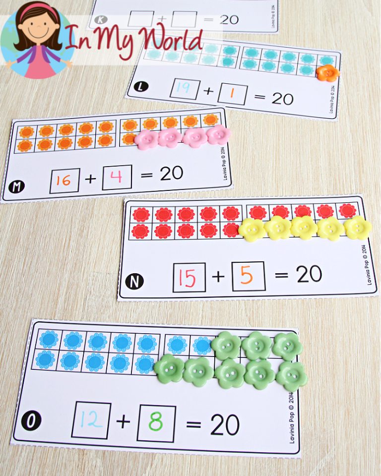 Spring Math Centers for Kindergarten | Morning Tubs / Bins - In My World