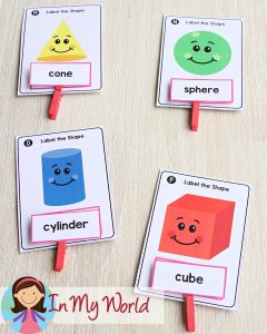 Spring Math Centers for Kindergarten | Morning Tubs / Bins - In My World