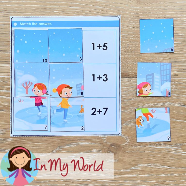 Kindergarten Morning Bins | Tubs | Centers Set 8 - In My World