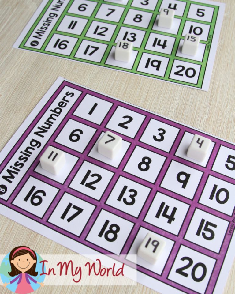 Spring Math Centers for Kindergarten | Morning Tubs / Bins - In My World