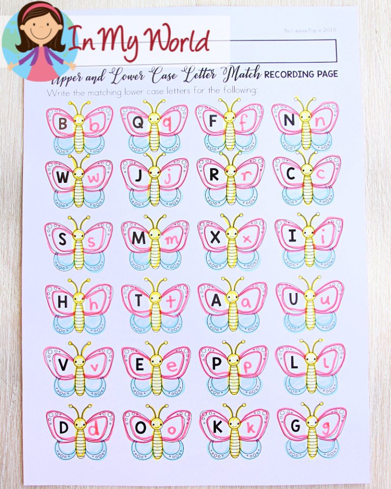 Spring Literacy Centers for Kindergarten - In My World