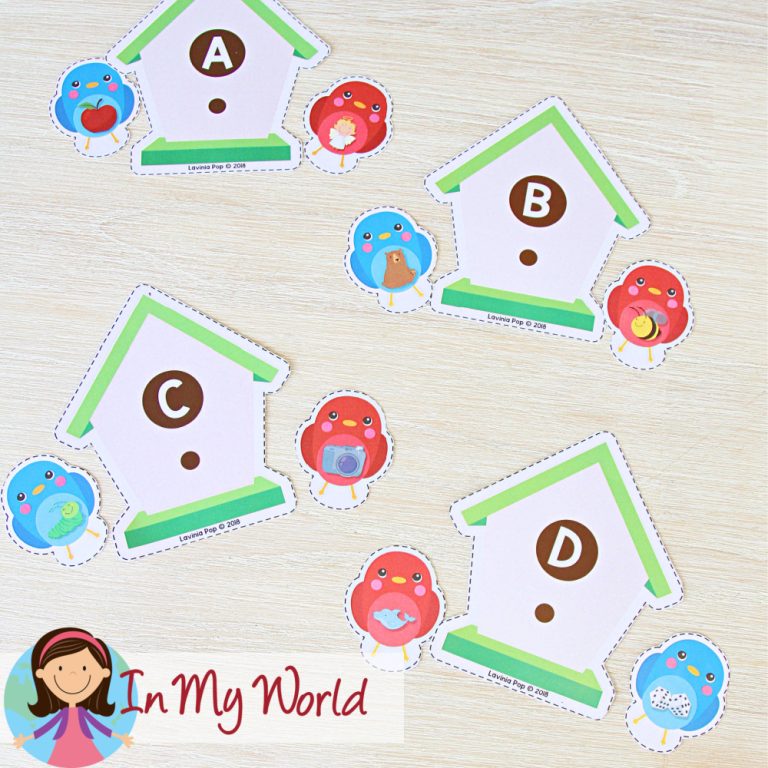 Spring Literacy Centers for Kindergarten - In My World