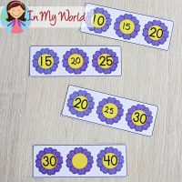 Spring Math Centers for Kindergarten | Morning Tubs / Bins - In My World