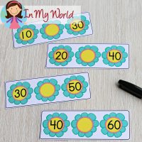 Spring Math Centers for Kindergarten | Morning Tubs / Bins - In My World