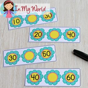 Spring Math Centers for Kindergarten | Morning Tubs / Bins - In My World