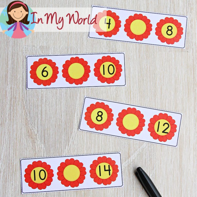 Spring Math Centers for Kindergarten | Morning Tubs / Bins - In My World