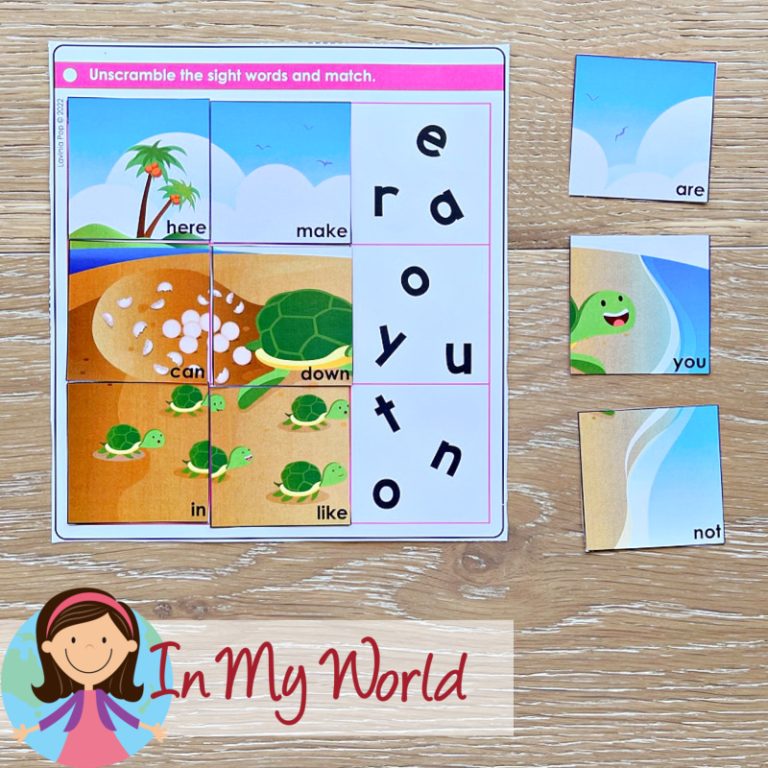 Kindergarten Morning Bins | Tubs | Centers Set 8 - In My World