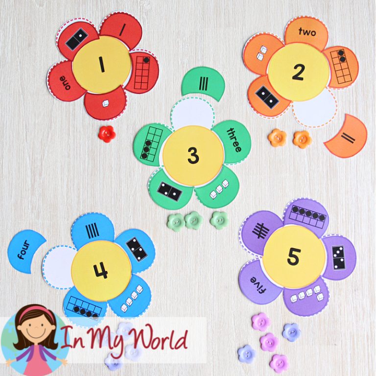 Spring Math Centers for Kindergarten | Morning Tubs / Bins - In My World
