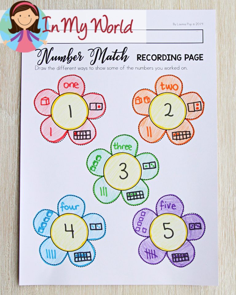 Spring Math Centers for Kindergarten | Morning Tubs / Bins - In My World