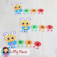 Spring Literacy Centers for Kindergarten - In My World