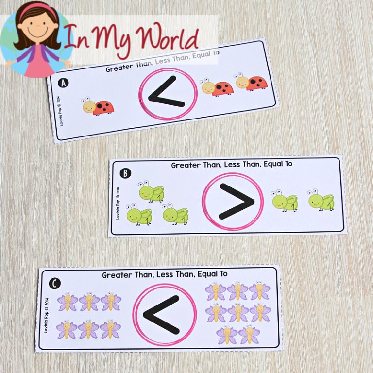 Spring Math Centers for Kindergarten | Morning Tubs / Bins - In My World