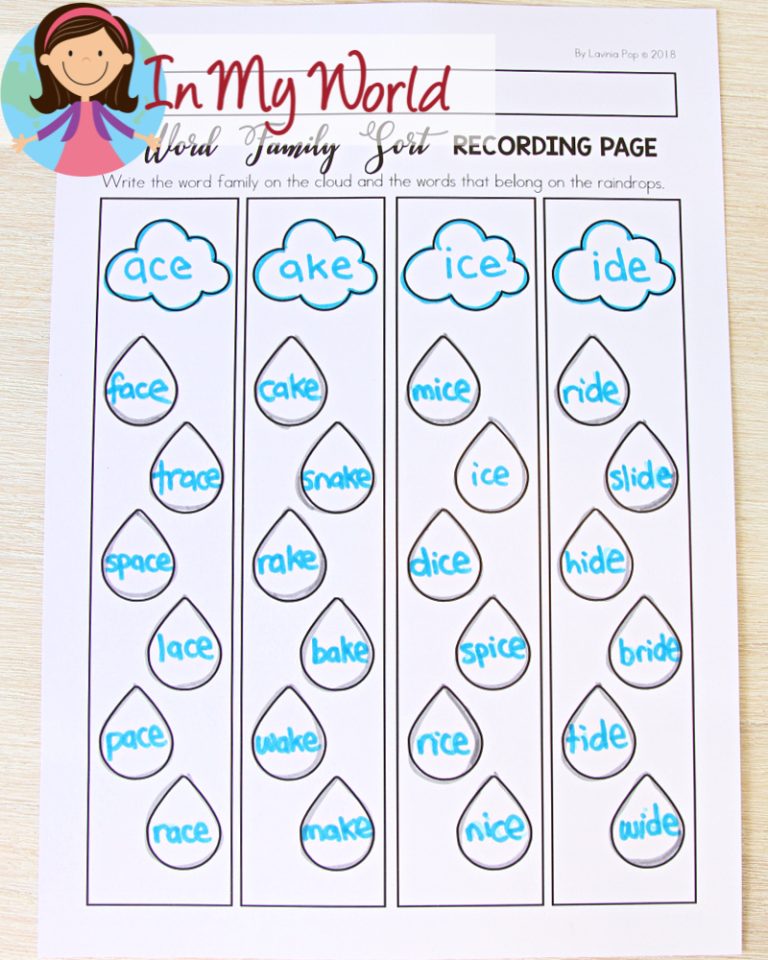 Spring Literacy Centers for Kindergarten - In My World