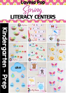 Spring Literacy Centers for Kindergarten - In My World