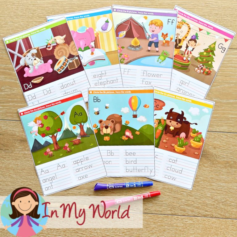 Kindergarten Morning Bins | Tubs | Centers Set 9 - In My World