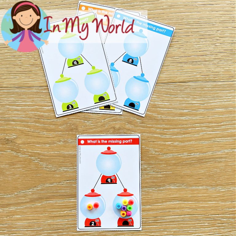 Kindergarten Morning Bins | Tubs | Centers Set 9 - In My World