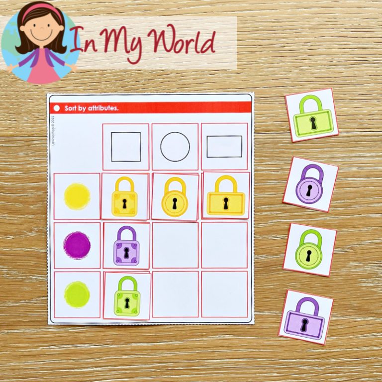 Kindergarten Morning Bins | Tubs | Centers Set 9 - In My World