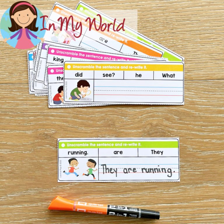 Kindergarten Morning Bins | Tubs | Centers Set 9 - In My World