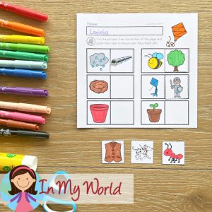 Spring Worksheets and Activities for Kindergarten - In My World