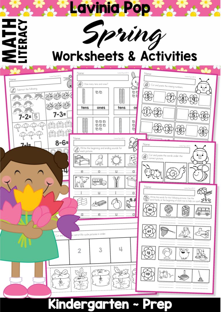 Kindergarten-Worksheets-Spring1-1 - In My World
