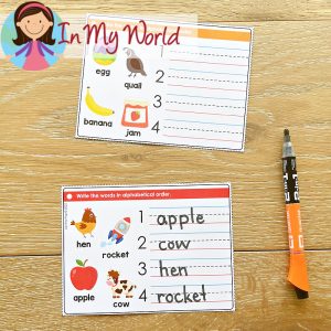 Kindergarten Morning Bins | Tubs | Centers Set 10 - In My World