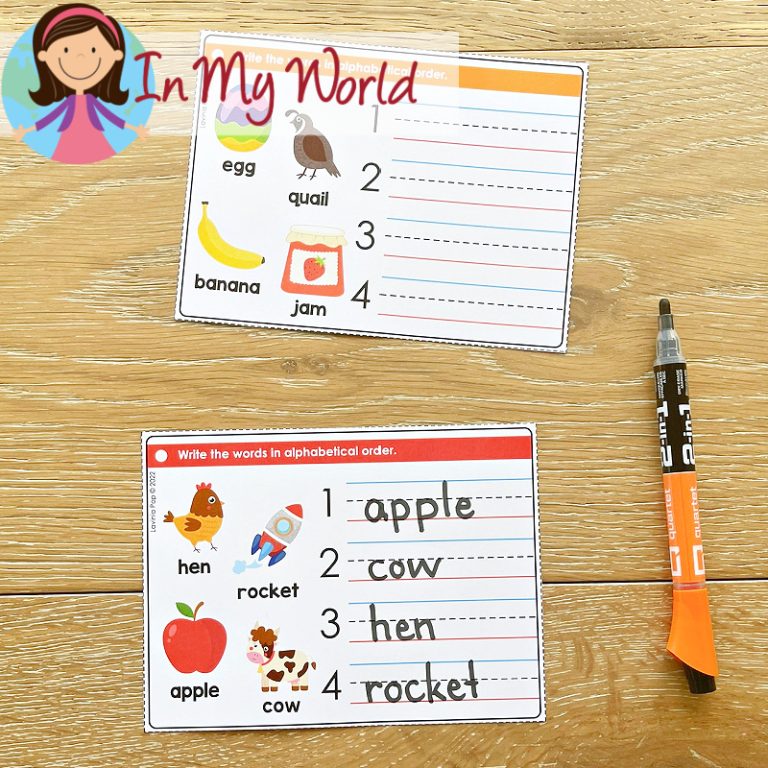 Kindergarten Morning Bins | Tubs | Centers Set 10 - In My World