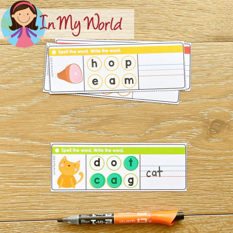 Kindergarten Morning Bins | Tubs | Centers Set 10 - In My World