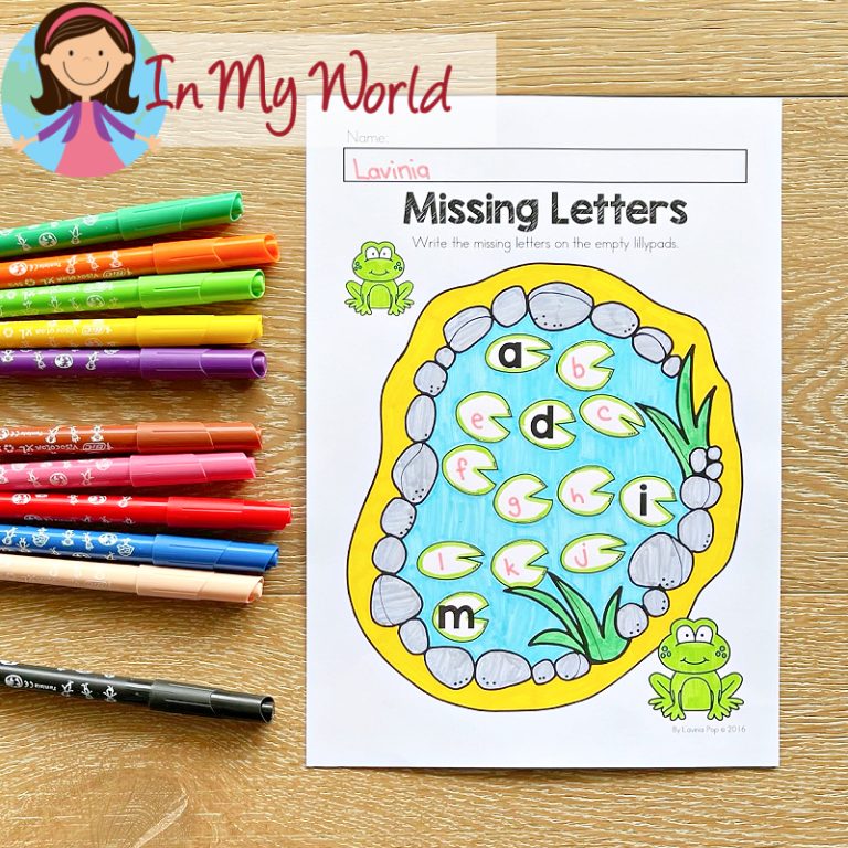 Spring Preschool Worksheets & Activities - In My World