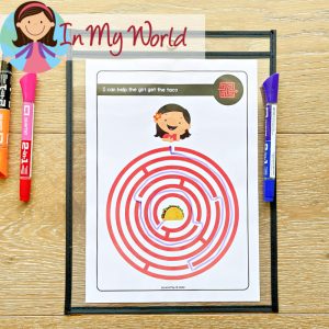 Fine Motor Printable Activities for May Morning Tubs | Bins - In My World