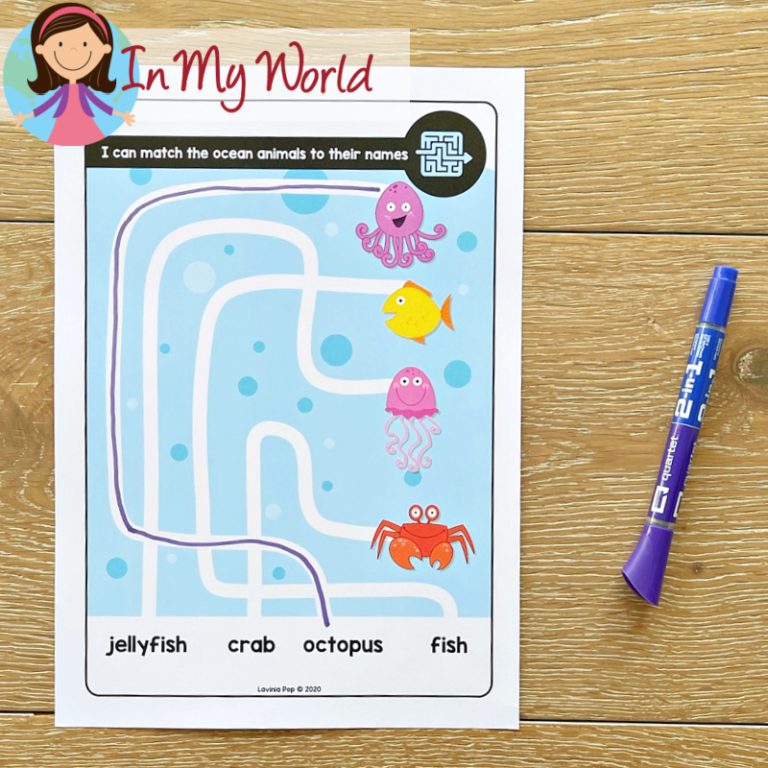 Fine Motor Printable Activities for June Morning Tubs | Bins - In My World