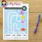 Fine Motor Printable Activities for June Morning Tubs | Bins - In My World