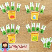 Summer Literacy Centers for Kindergarten - In My World