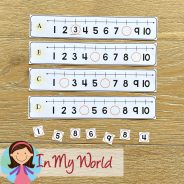 Summer Math Centers for Kindergarten - In My World