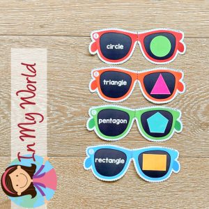 Summer Math Centers for Kindergarten - In My World