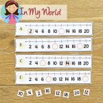 Summer Math Centers for Kindergarten - In My World