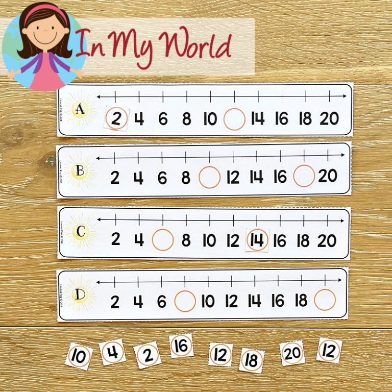 Summer Math Centers for Kindergarten - In My World