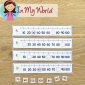 Summer Math Centers for Kindergarten - In My World