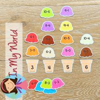 Summer Math Centers for Kindergarten - In My World